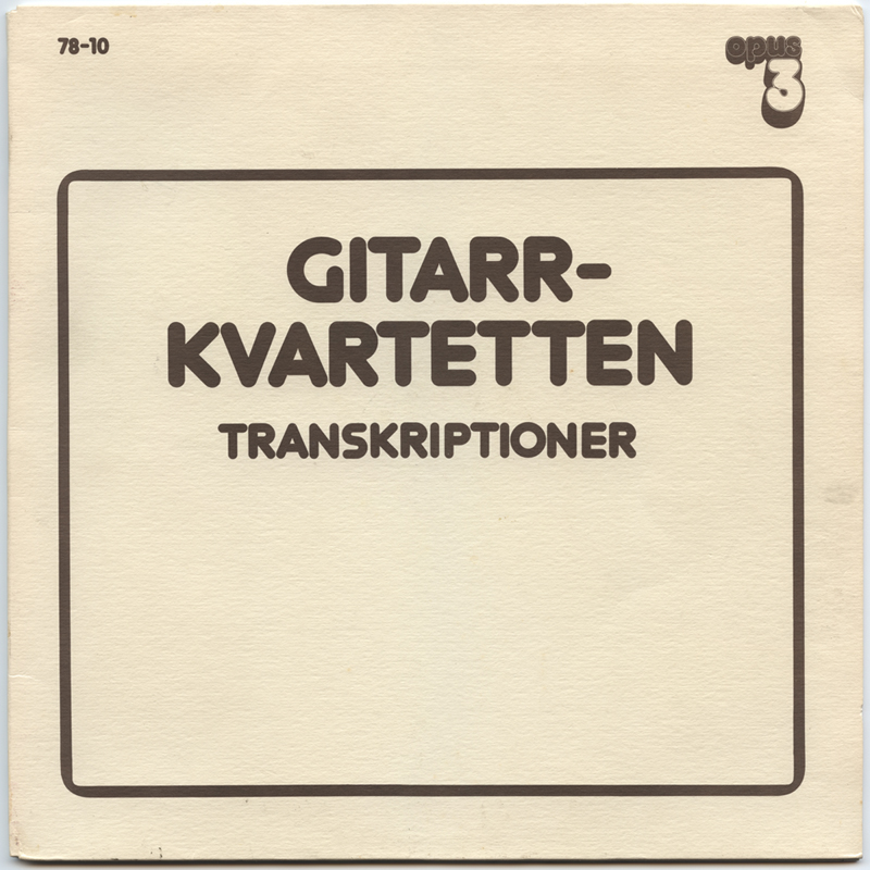 Opus3 LPs / 78-10 (V001)