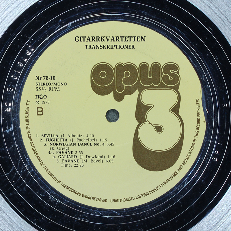 Opus3 LPs / 78-10 (V001)