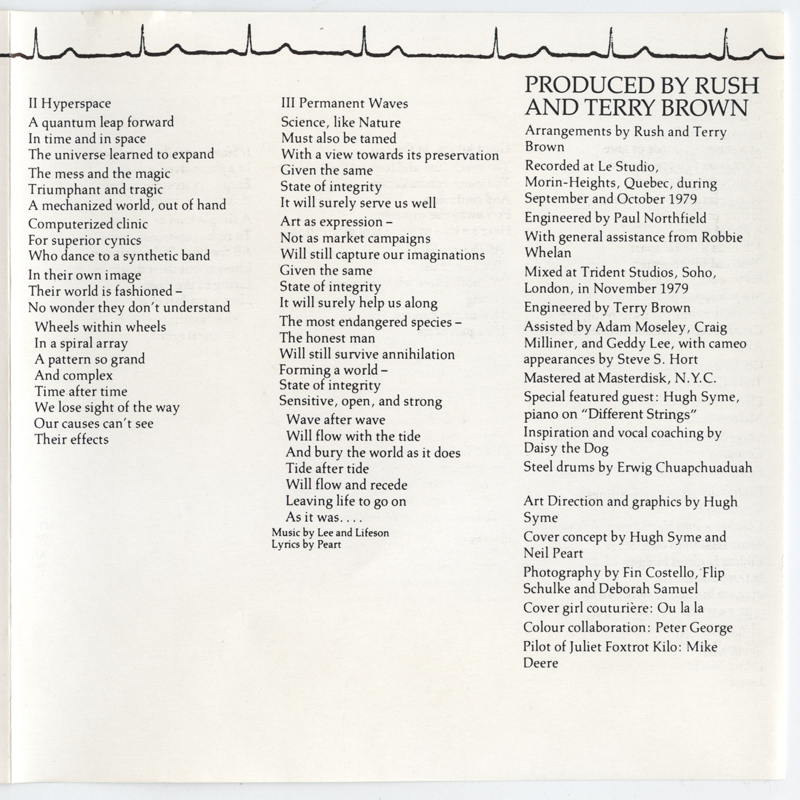 Atomic CD / Rush : Permanent Waves (V002)