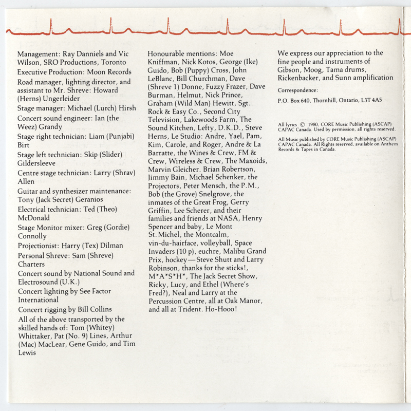 Atomic CD / Rush : Permanent Waves (V002)