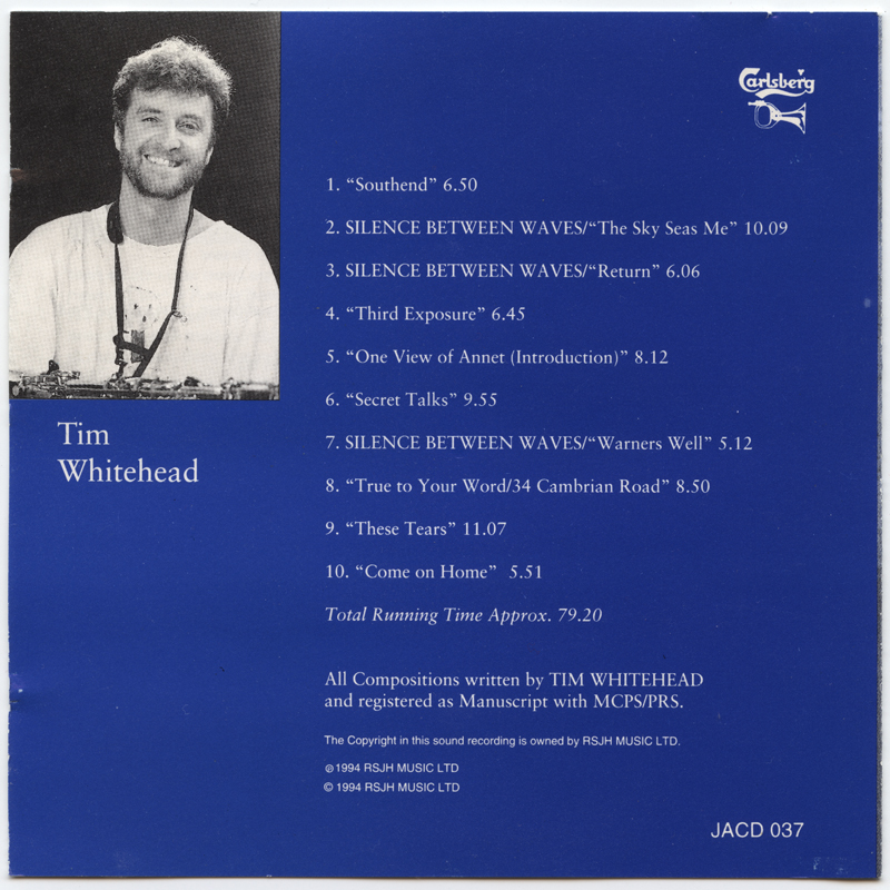 Misc CD / Tim Whitehead Quartet : Silence Between Waves (V001)